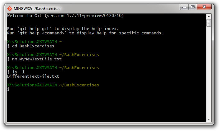 Getting Started With Git For The Windows Developer Part III Working 